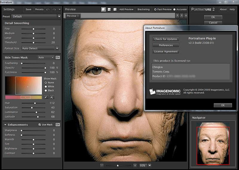Imagenomic portraiture 2 windows