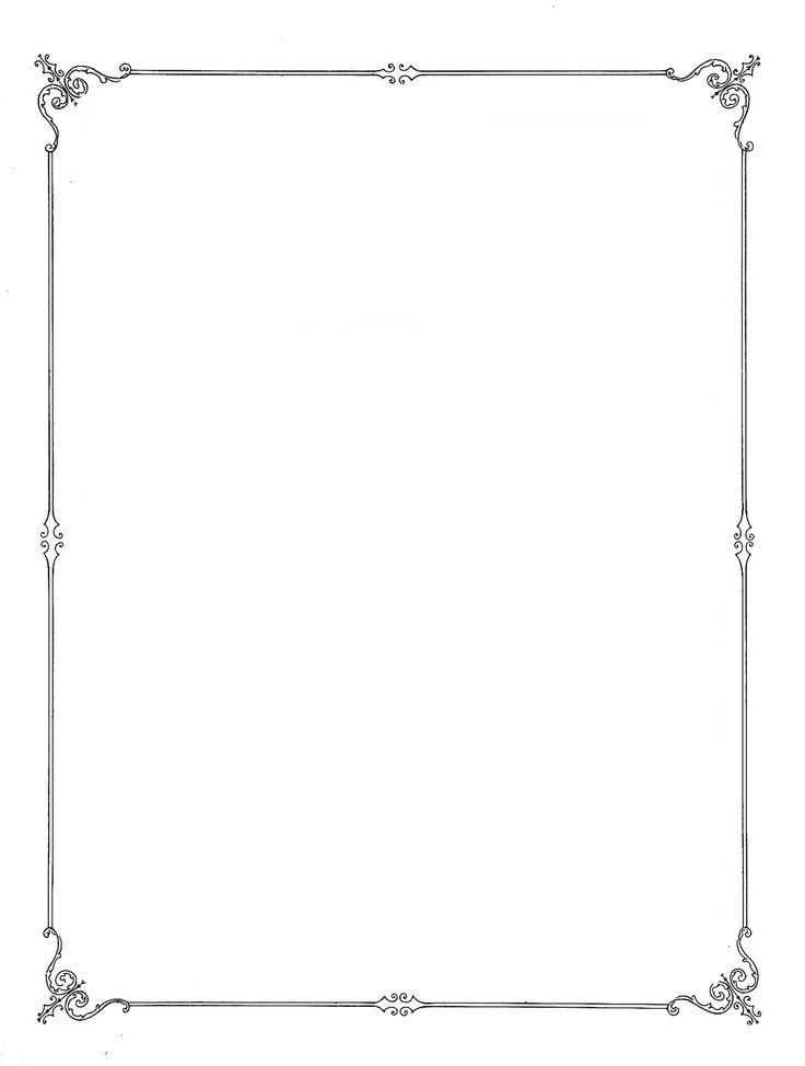 Simple page borders for word free