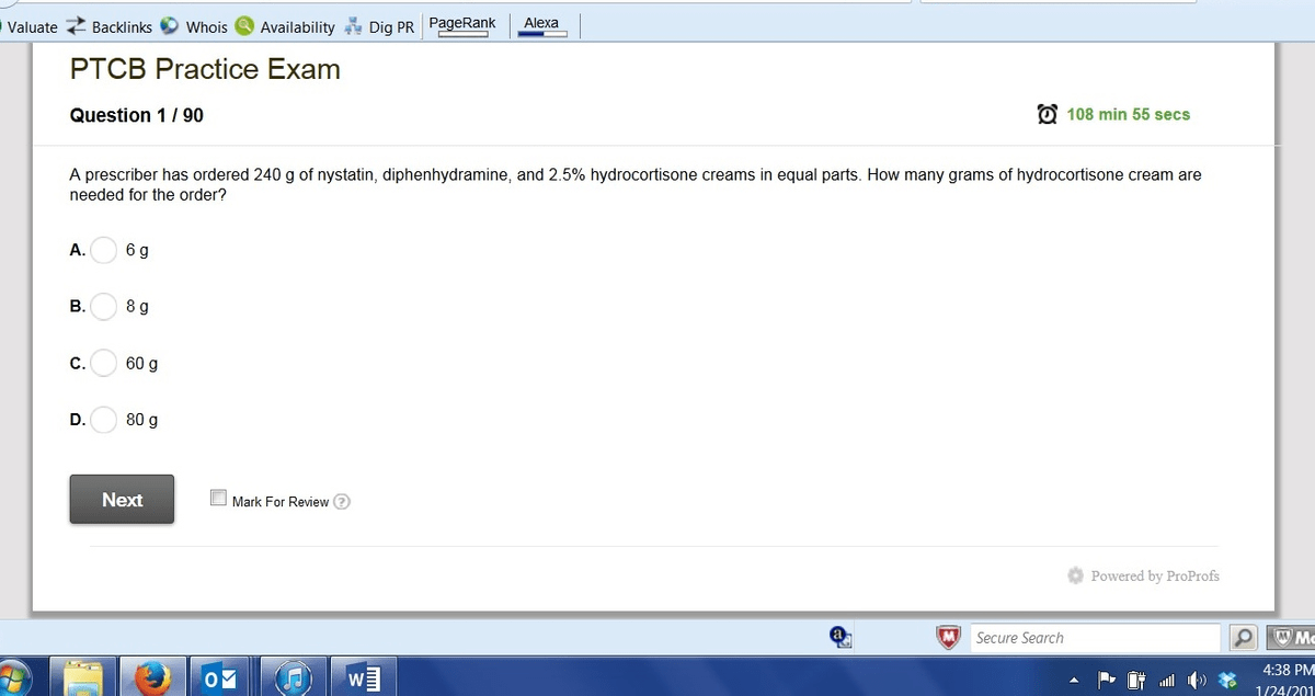 Ptcb Practice Exam