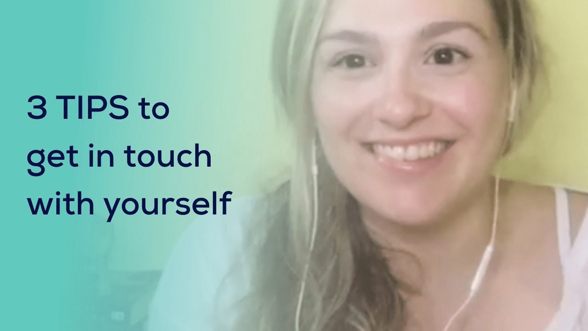 Getting in touch with yourself