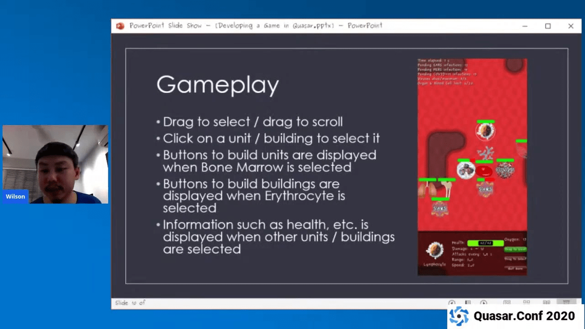 Dash quasar game ucsc