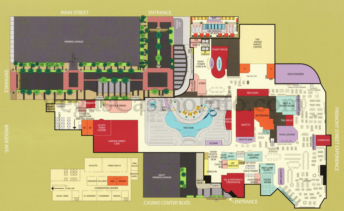 Flamingo las vegas casino floor plan