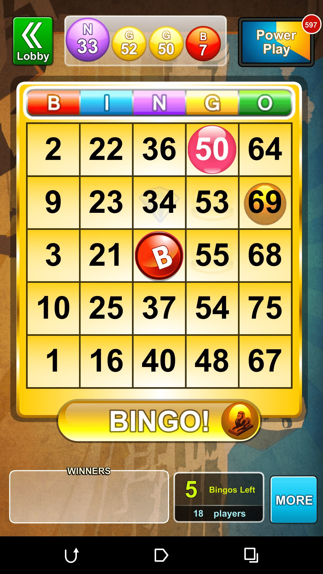 Game bingo bash