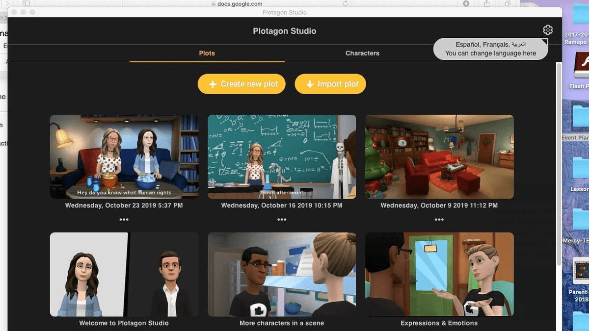 Plotagon studio online