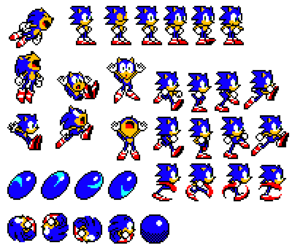 custom sonic sprite