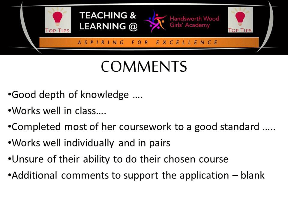 Ucas reference mature student example