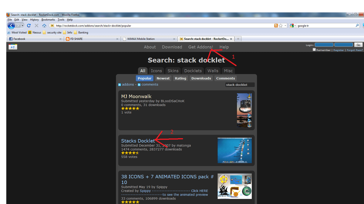 Stacks docklet 2.0 download