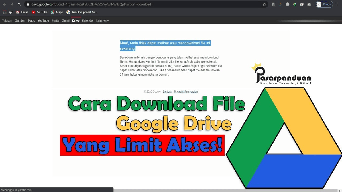 How to download all files on google drive
