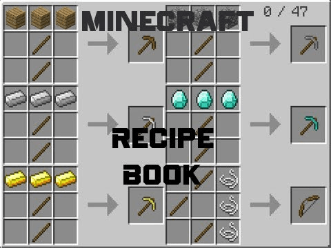 Minecraft crafting recipe book mod 1.7.10