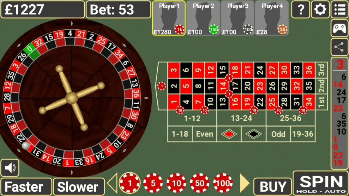 Win at online roulette