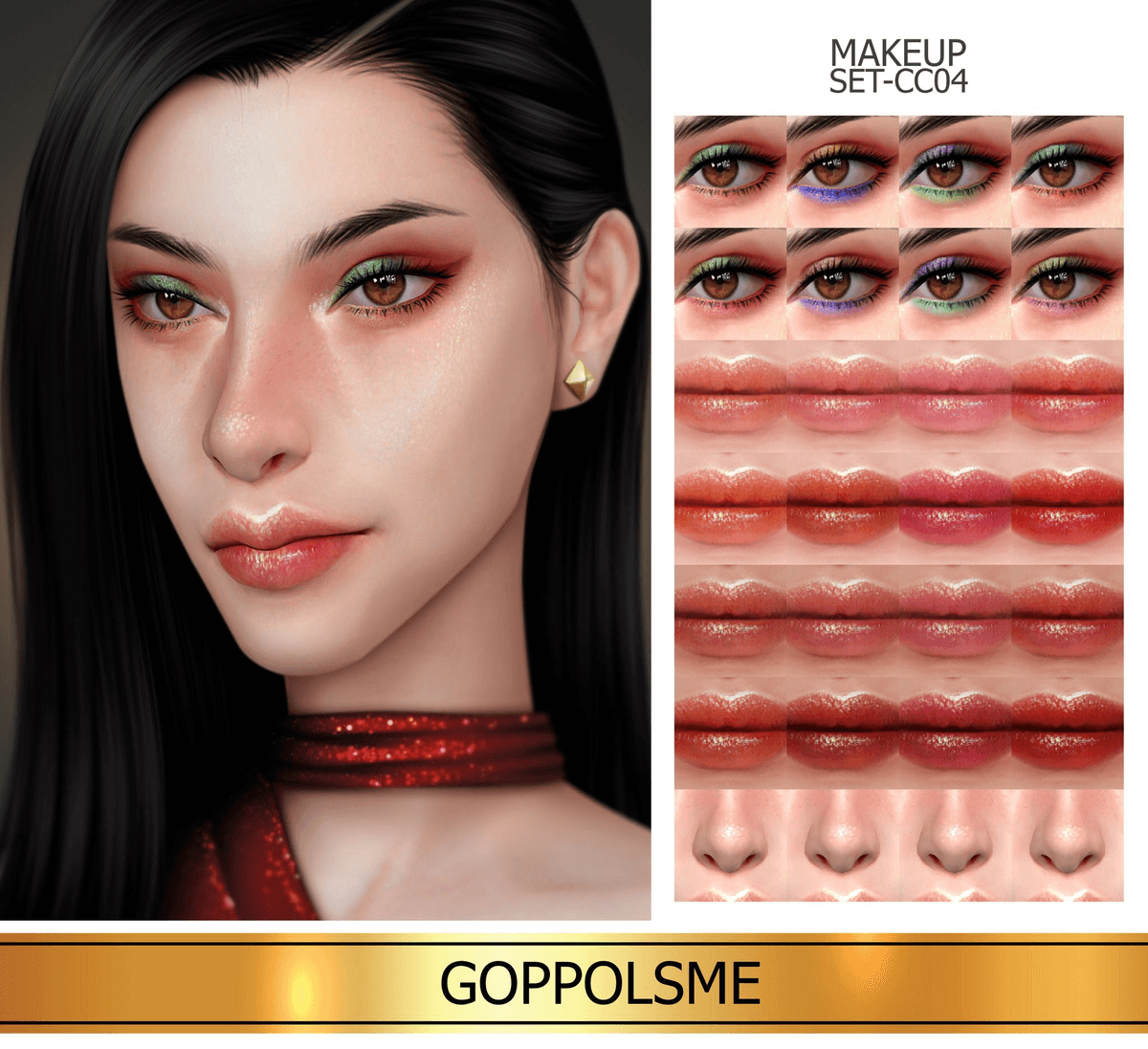 makeup collection sims 4