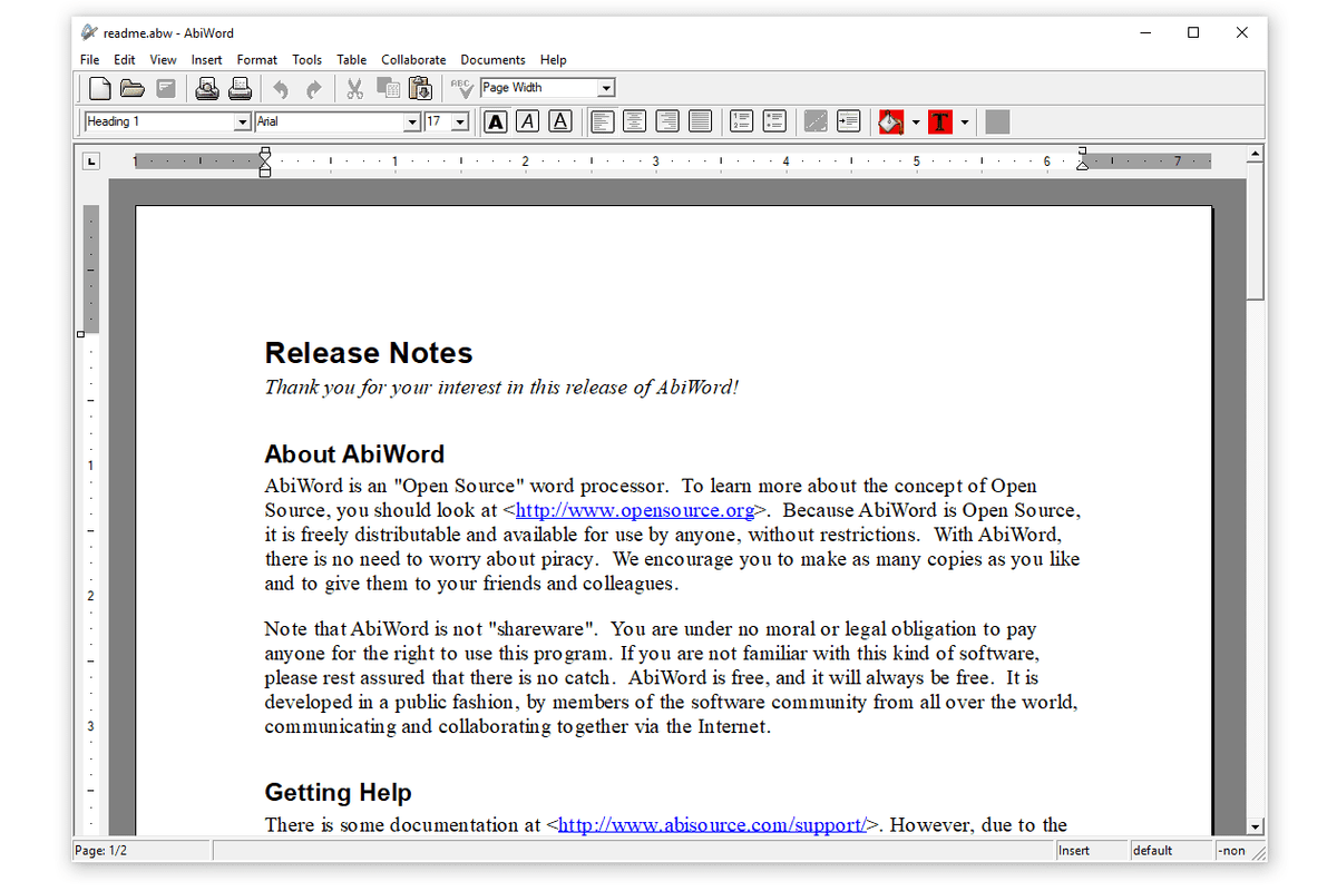 Free word processor for os x