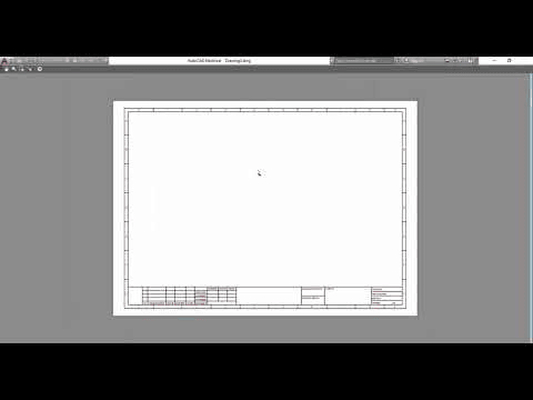 drafting border and title block