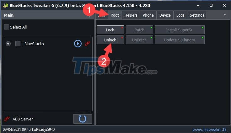 How to use bluestacks tweaker 5