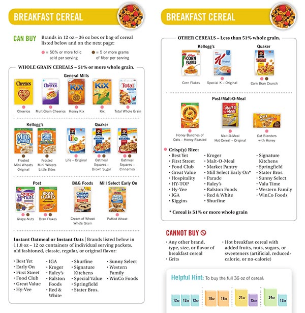 Ky wic approved food list infants