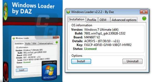Windows loader store