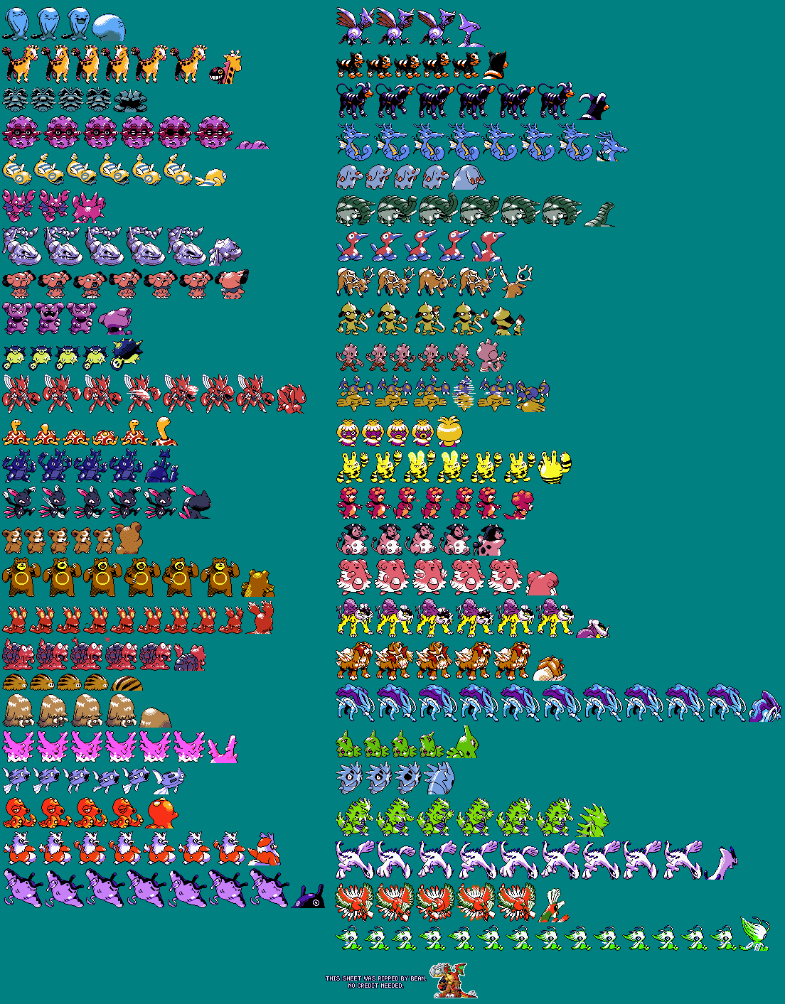 every shiny sprite