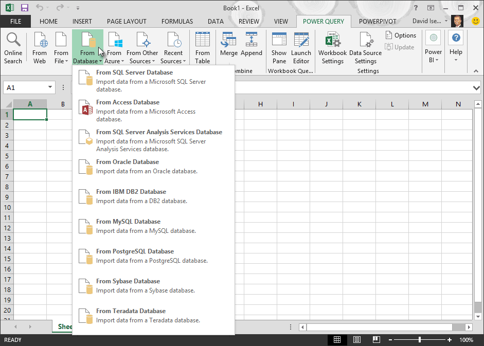 Excel database engine for mac