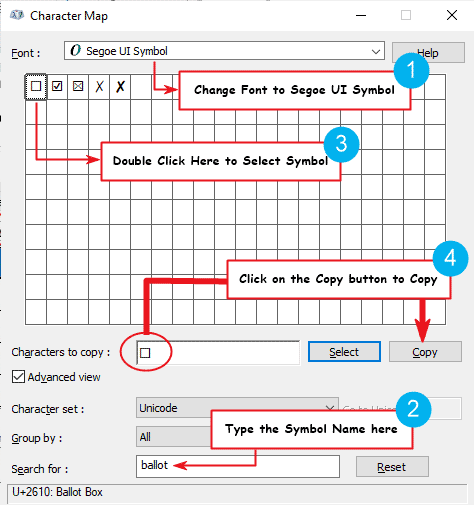 check box word copy paste