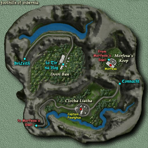 Daoc panth daoc hibernia map