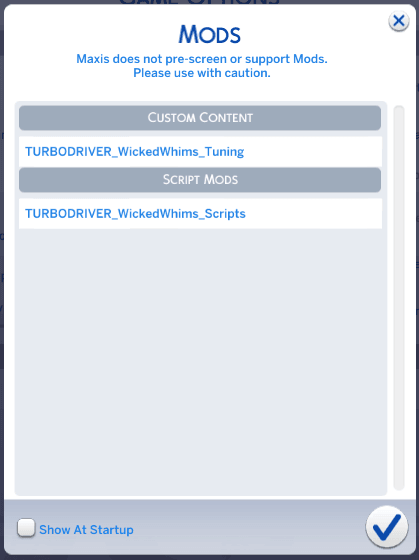Wickedwhims mod sims 4 not working november