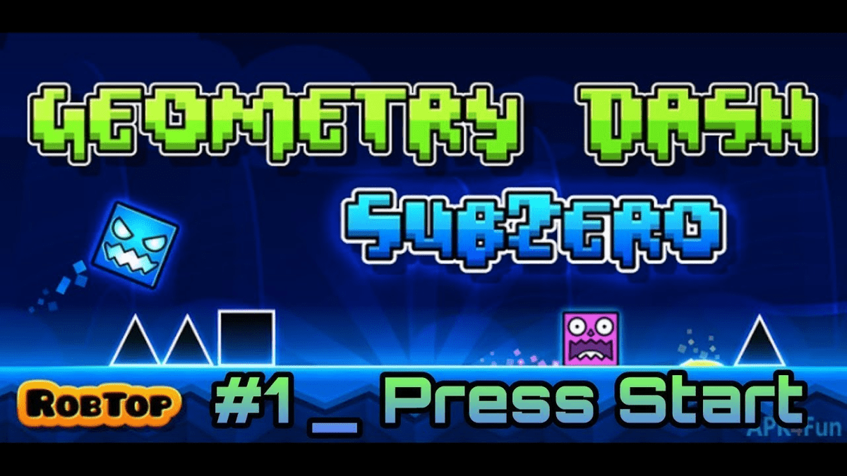Geometry dash subzero press start