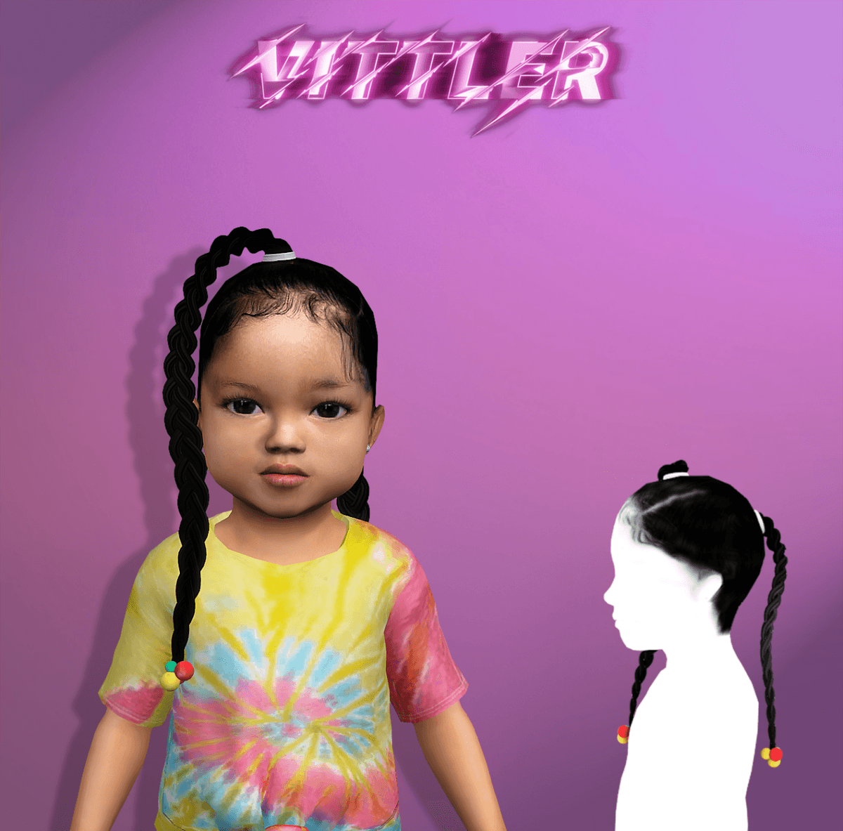 Children sims 4 cc hair mod pack