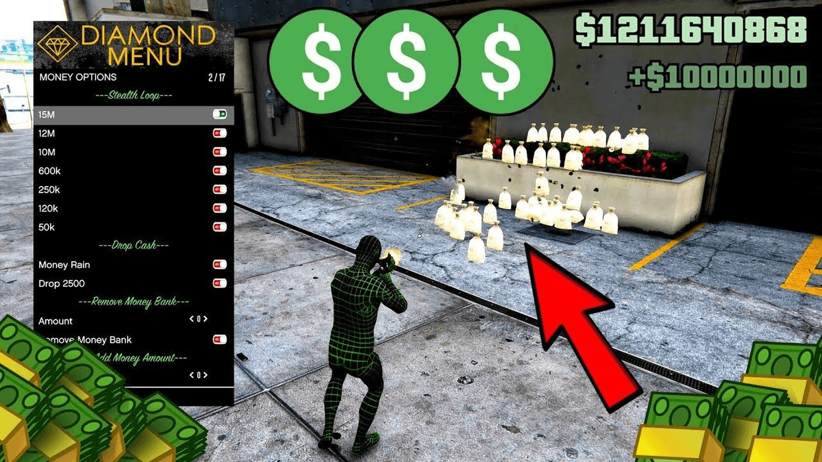 Gta 5 online money drop mod menu xbox one