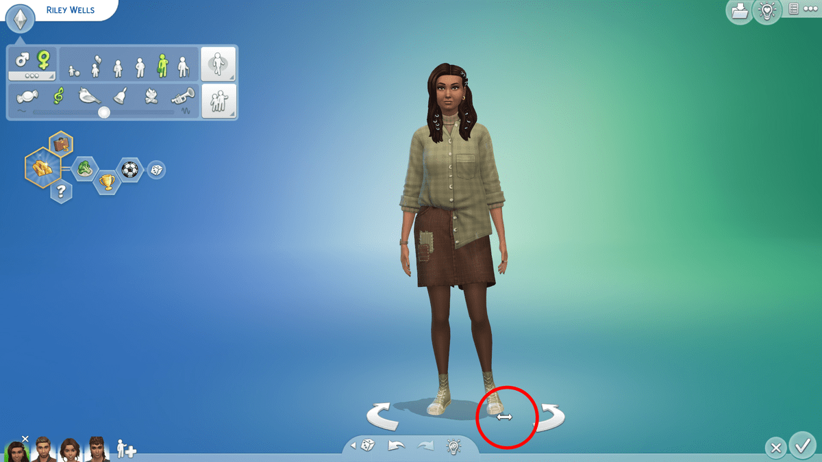 The sims 4 height slider mod