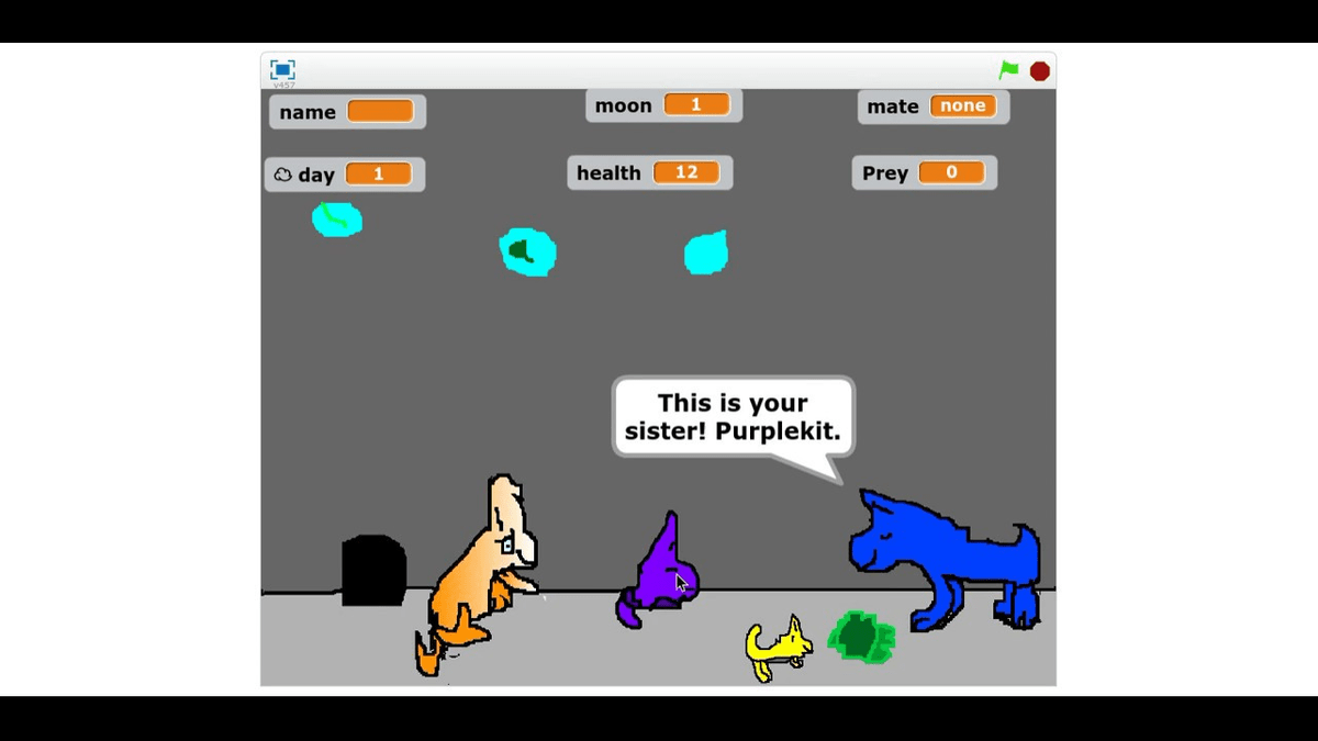 Warrior cat games leader on scratch