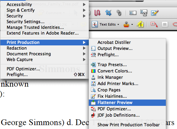 How to flatten a pdf in adobe acrobat 9 pro