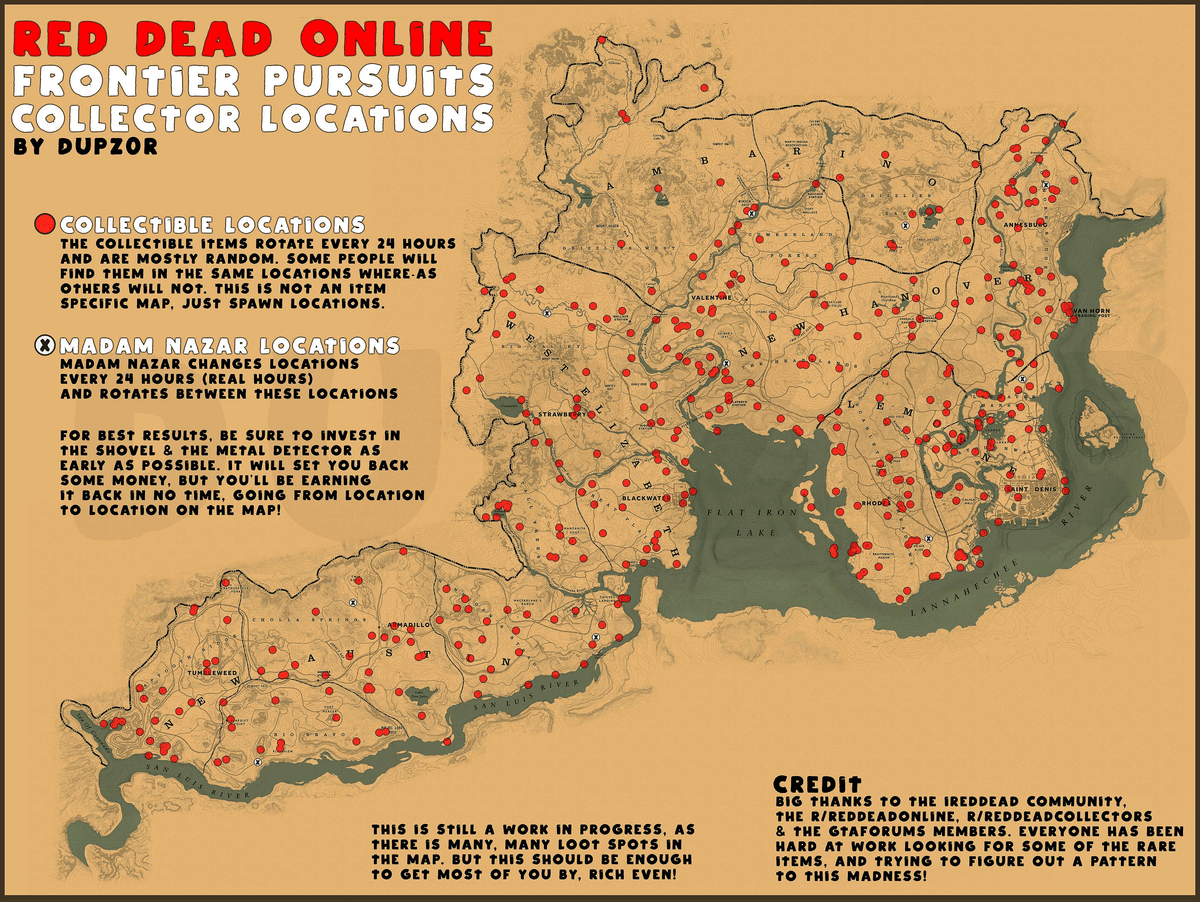 Interactive map red dead redemption 2