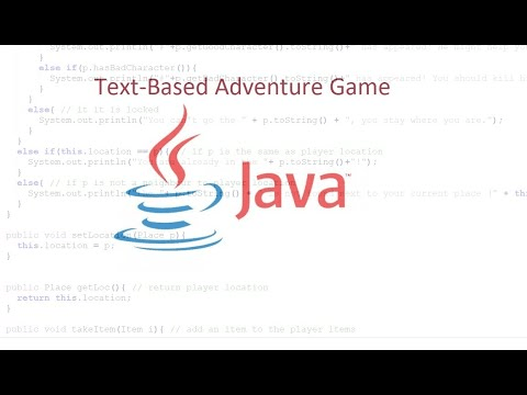 Java mini project for text based games