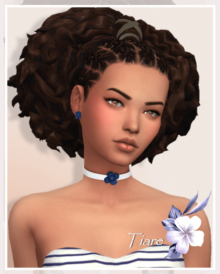 Short curly hair sims 4 cc