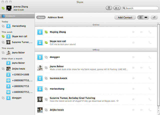 Skype for mac 10.8.5