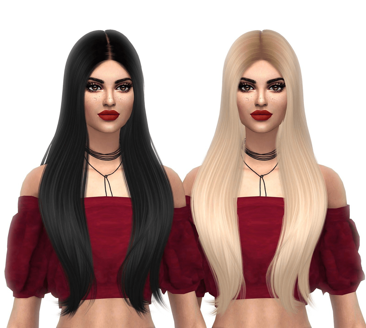 Sims 4 natural hair colors mods