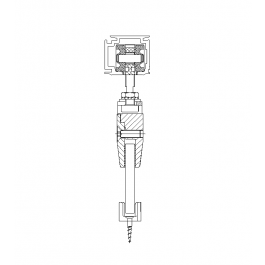door hinge elevation drawing