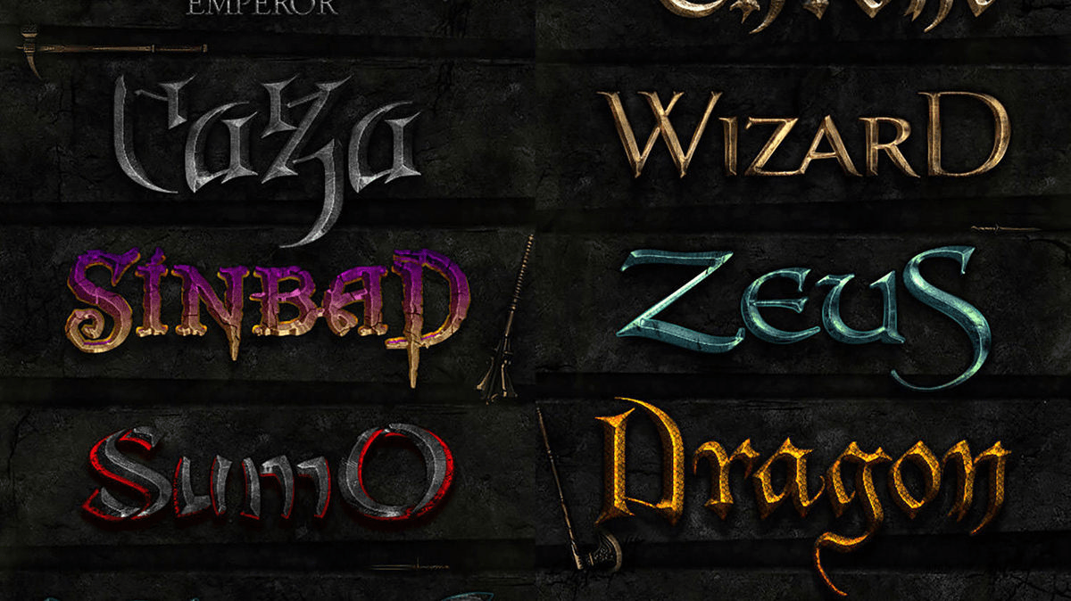 Word game of thrones font