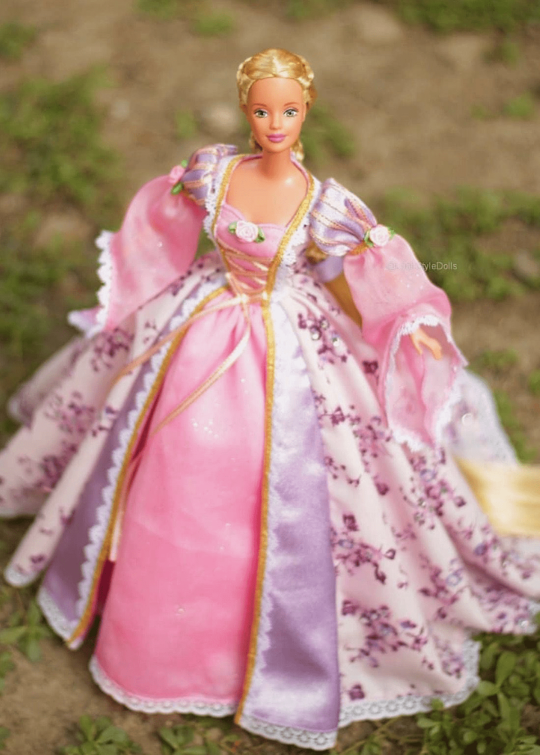 Barbie rapunzel ferret