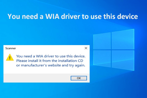 Wia driver for hp scanner windows 10