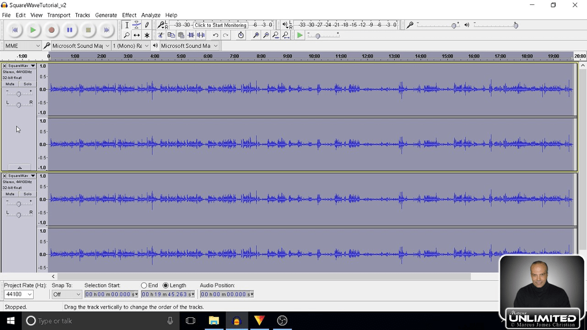 Datamosh video with audacity