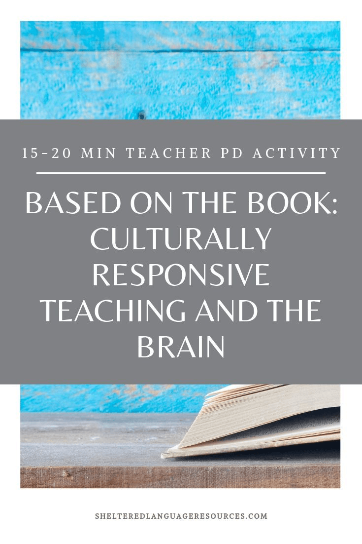 Culturally responsive teaching and the brain summary
