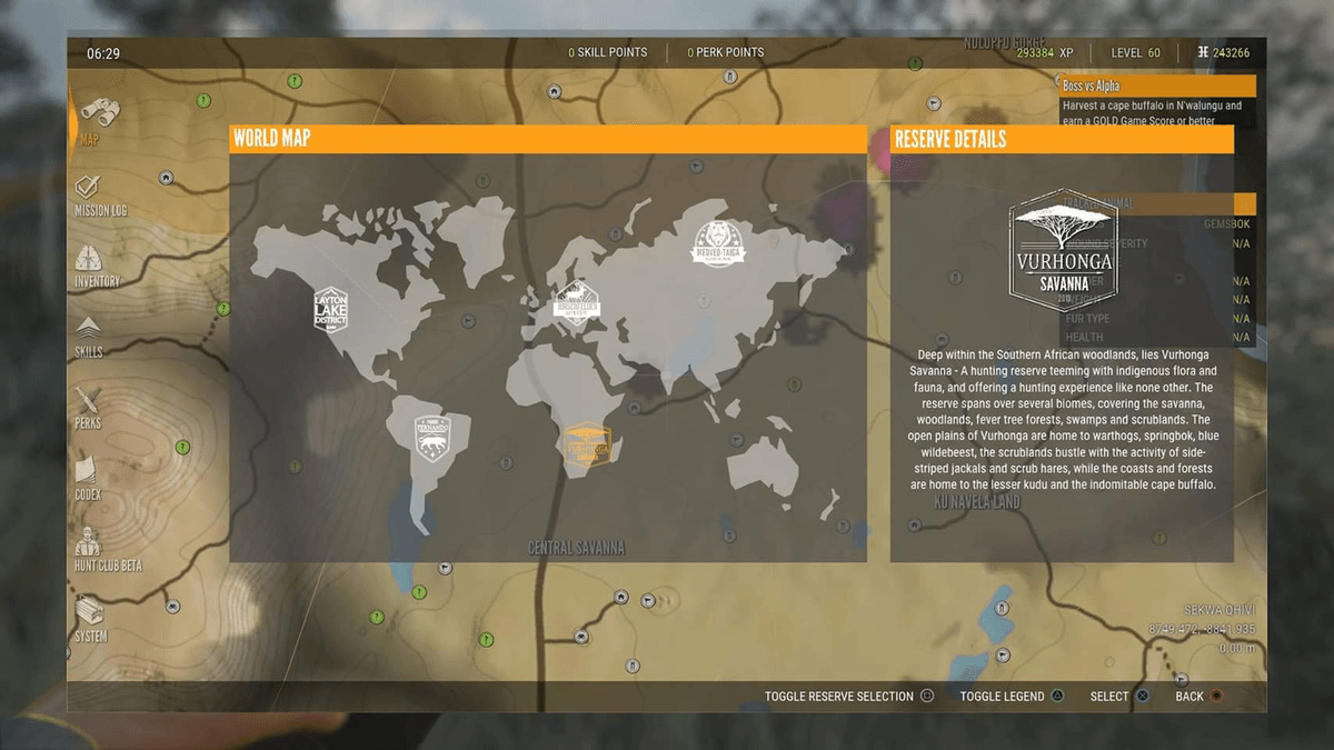 The hunter call of the wild map symbols