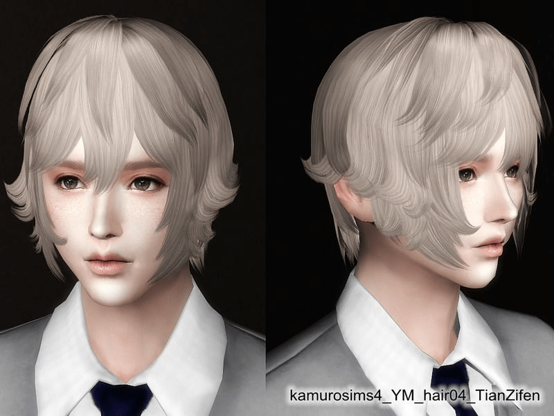 Japanese hairstyles sims 4 male