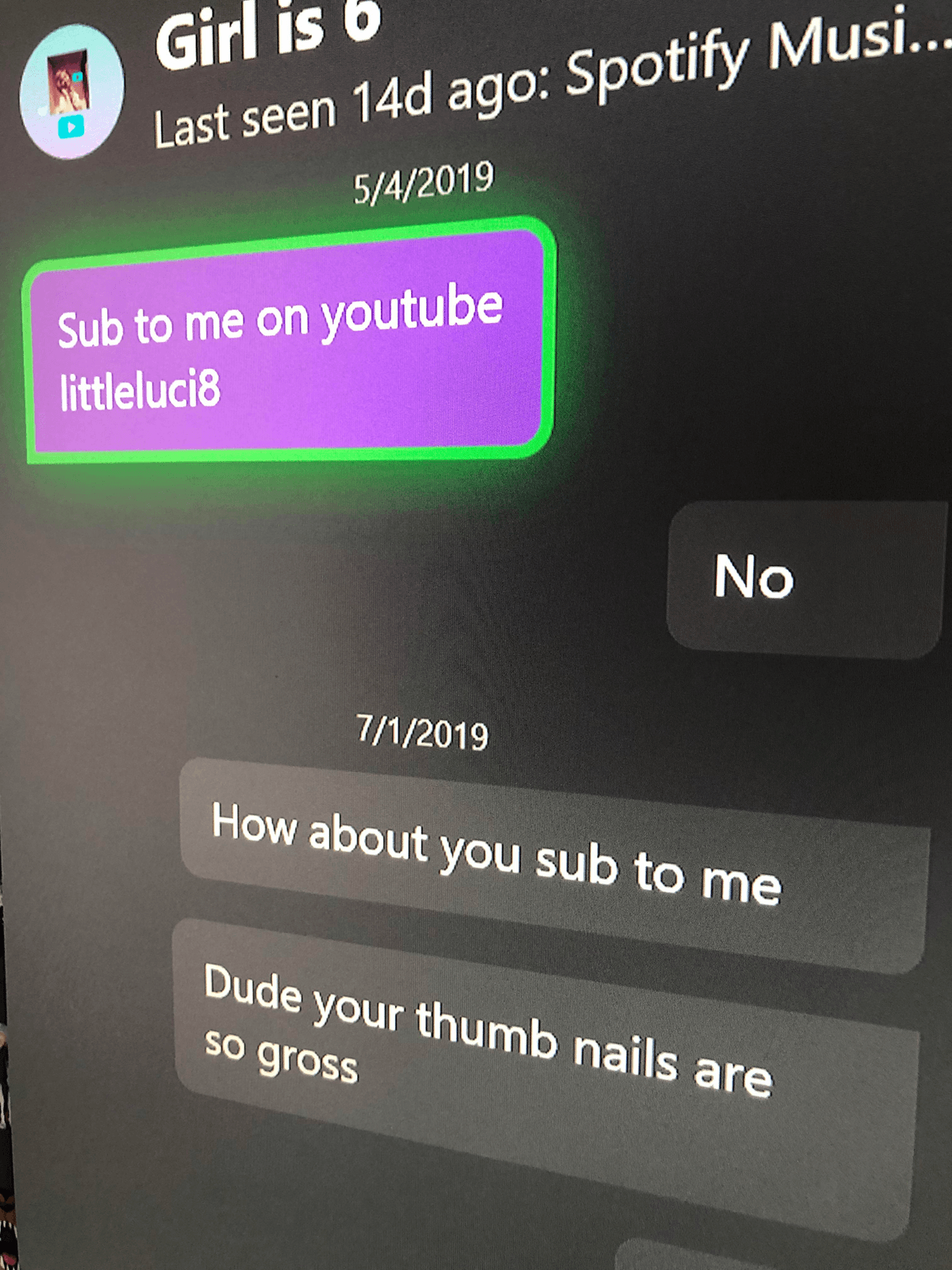 Xbox one message spam bot