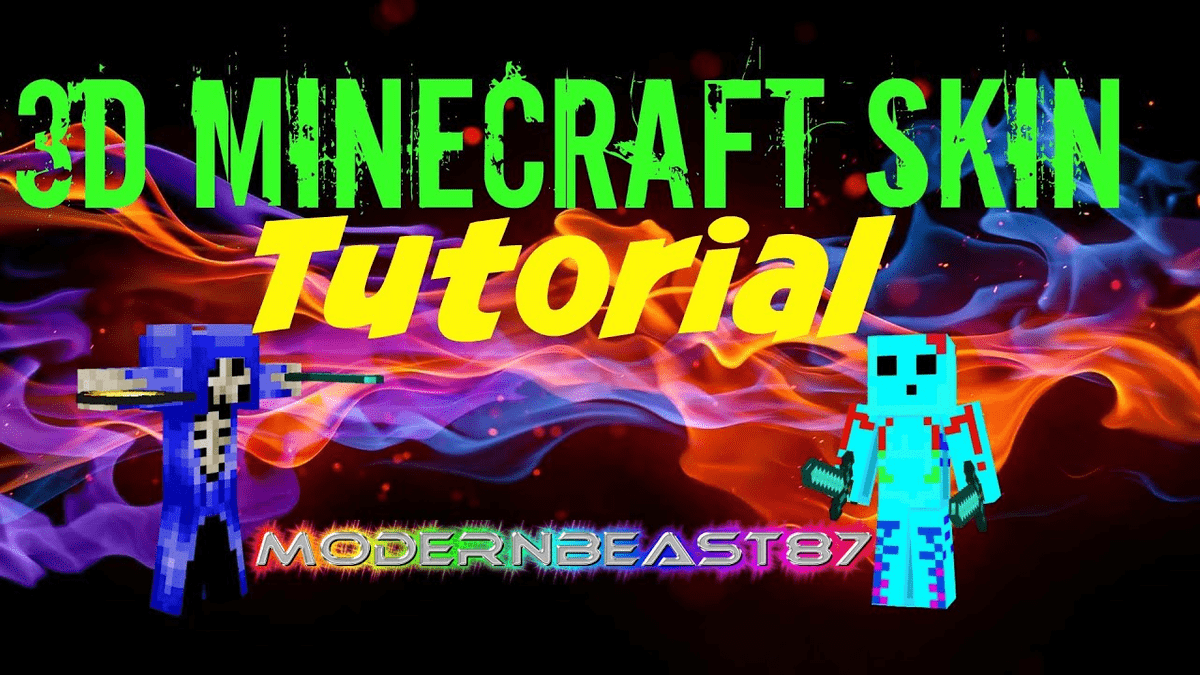 Minecraft 3d multi layer skin model maker
