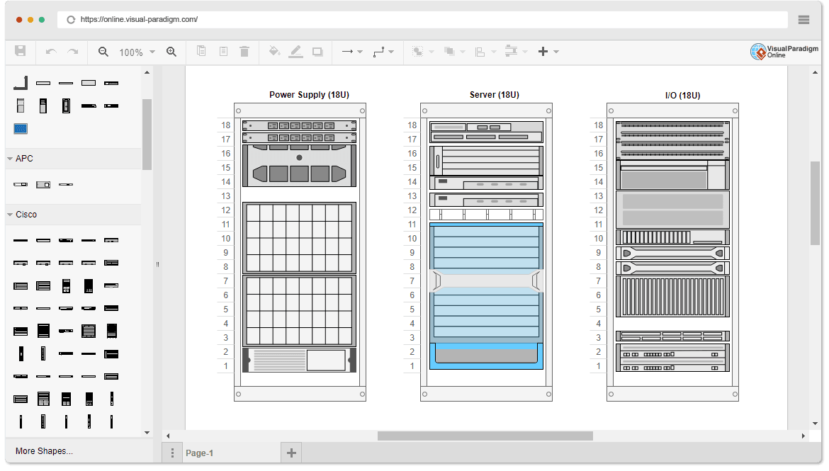 Apc rack visio stencils