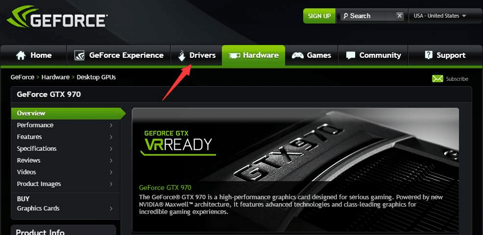 Nvidia geforce gtx970m control panel download