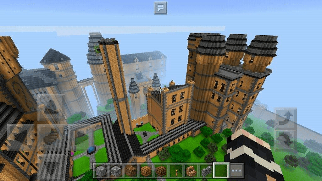 Hogwarts castle map minecraft