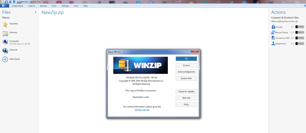 winzip serial
